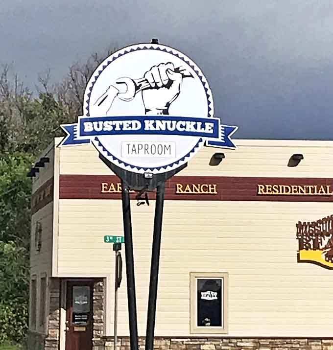 Busted Knuckle Taproom: where the name tells you everything about the vibe and nothing about pretentious cocktail menus requiring a chemistry degree.