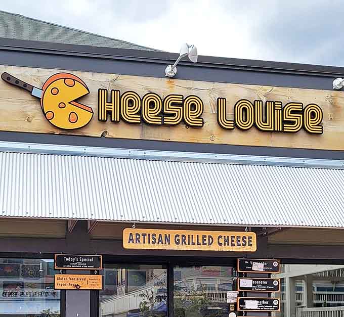 Cheese Louise serves up grilled comfort on bread&mdash;because nothing fuels a shopping spree quite like melted cheese and carbohydrates.
