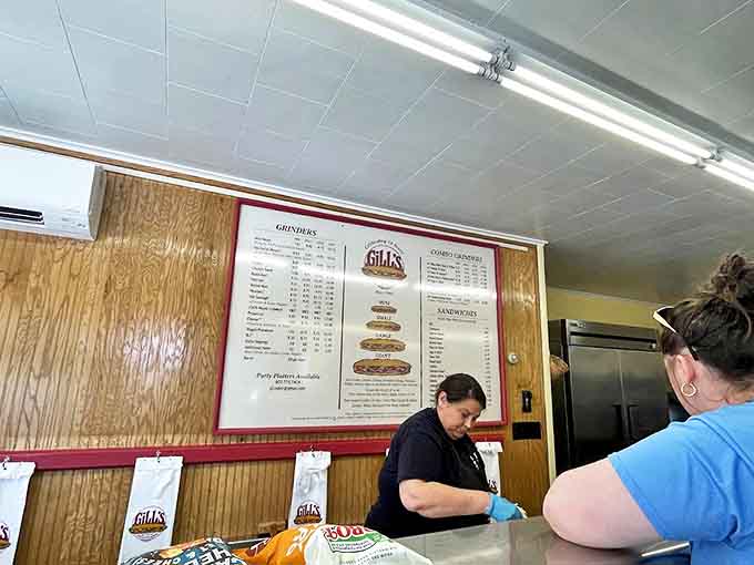 Behind every great sandwich is a dedicated team working their magic. The counter area&mdash;where sandwich dreams become reality.