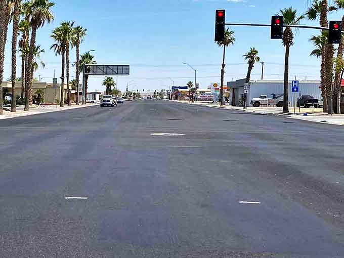 Downtown Parker keeps it refreshingly simple. Palm trees line streets where traffic lights are few and the pace remains delightfully unhurried.