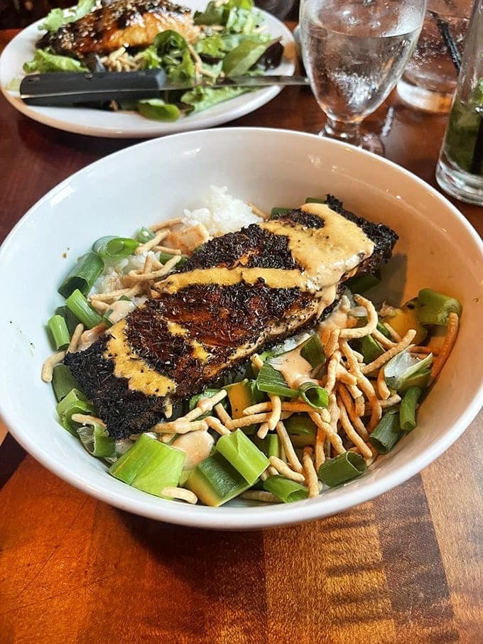 Blackened fish meets colorful veggies in a bowl that's both Instagram-worthy and soul-satisfying&mdash;proof that healthy eating can still be a party.
