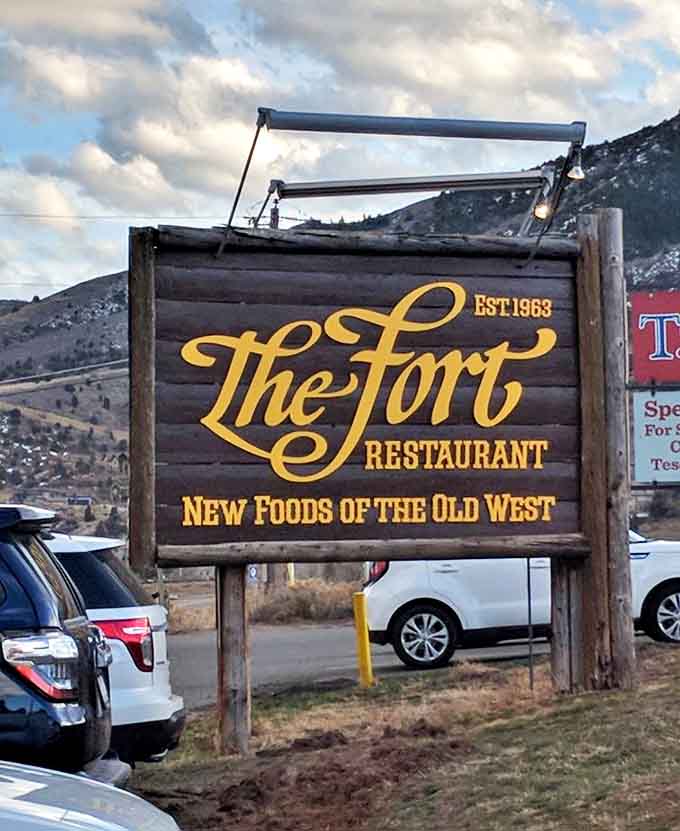 The sign promises "New Foods of the Old West," which is like saying Meryl Streep is "pretty good at acting"&mdash;a charming understatement.