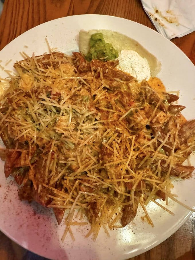 This pasta dish, crowned with a mountain of cheese, makes a compelling argument for stretchy pants and zero regrets.