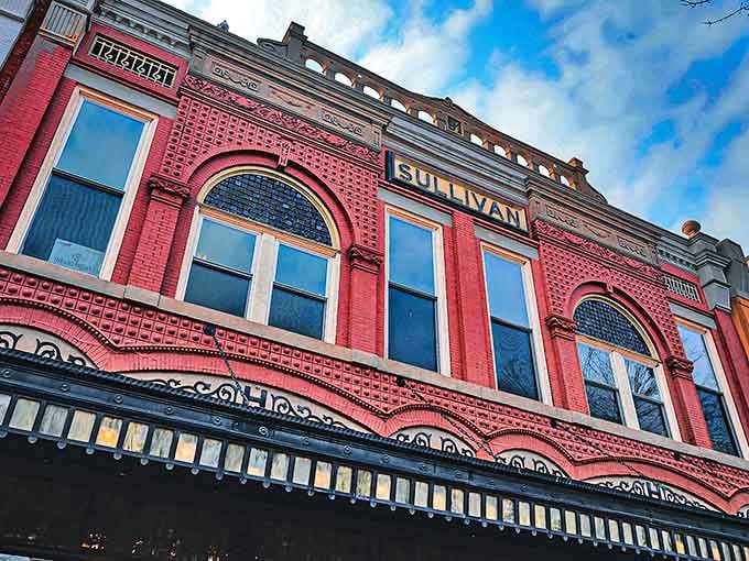 Sullivan's historic brick facade hints at the timeless dining experience waiting inside. Some buildings just look like they know how to treat your taste buds right.
