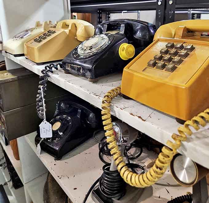 Hello from another century! These rotary relics once connected lovers, delivered news, and stretched teenage phone cords to their limits.