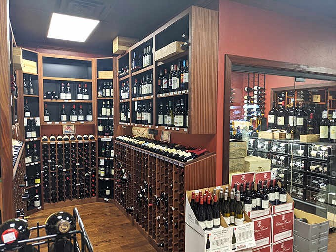The wine selection rivals many dedicated wine shops &ndash; perfect for finding that bottle to impress dinner guests or simply yourself.
