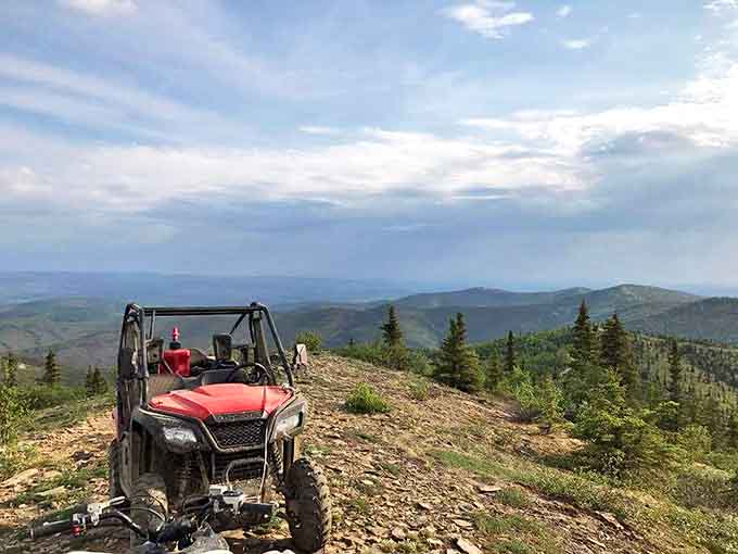 Off-roading with a view: when getting there is half the fun and the destination is the other half.