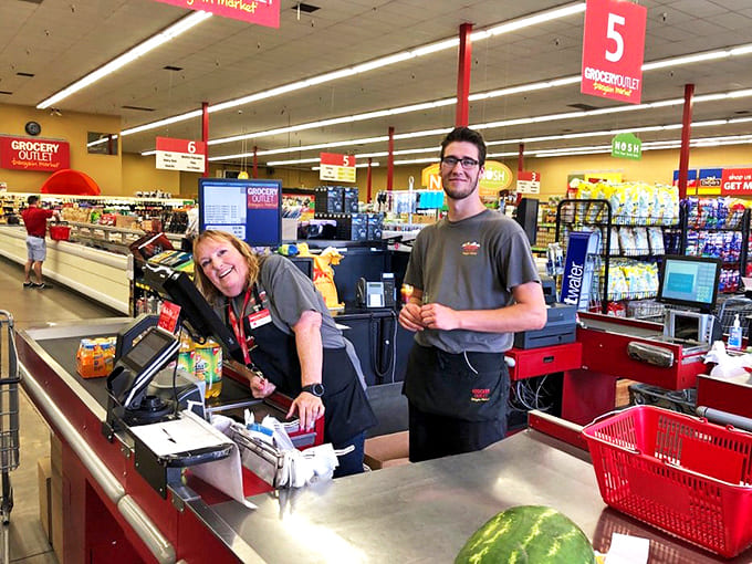The friendly checkout crew combines efficiency with genuine warmth &ndash; the human touch that elevates Grocery Outlet beyond mere discount shopping.