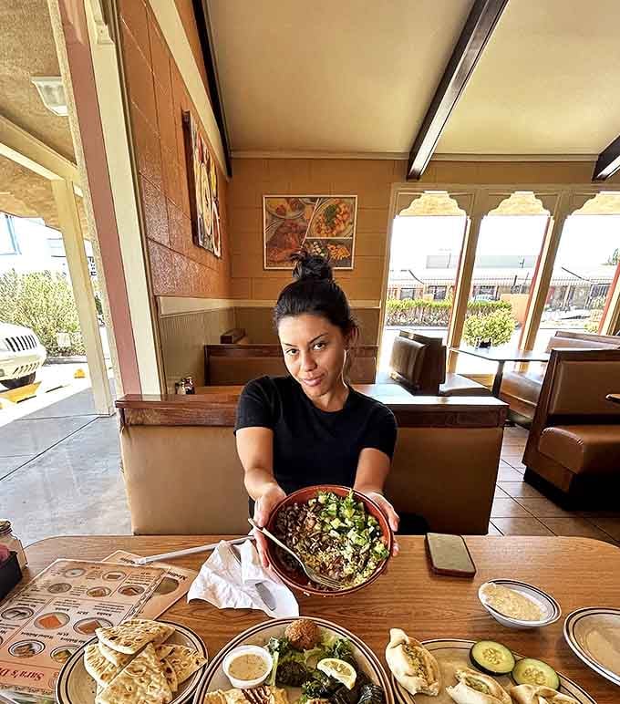 A feast fit for sharing&mdash;though after one bite of that falafel and hummus, your generosity might suddenly disappear.