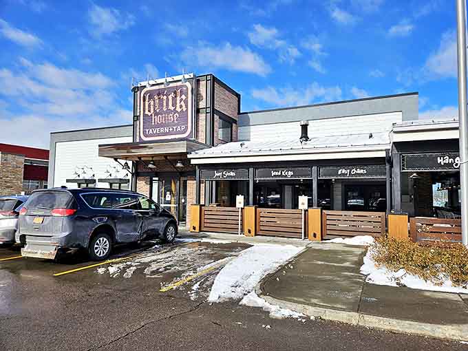 Even in winter's grip, the Brick House stands ready to warm you from the inside out with hearty fare.