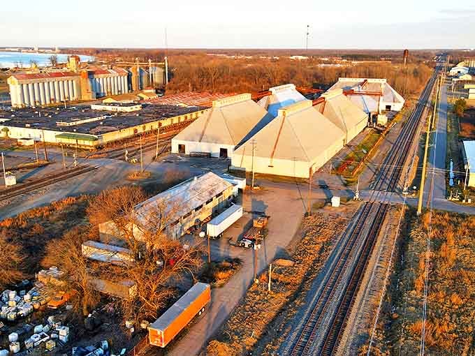 Railroad infrastructure reminds visitors of Pine Bluff's industrial roots, connecting past economic engines to present affordability.