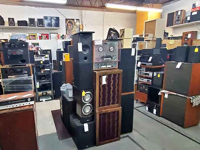 Audiophiles, rejoice! These vintage speakers and reel-to-reel players promise the warm sound that digital streaming can only dream of replicating.