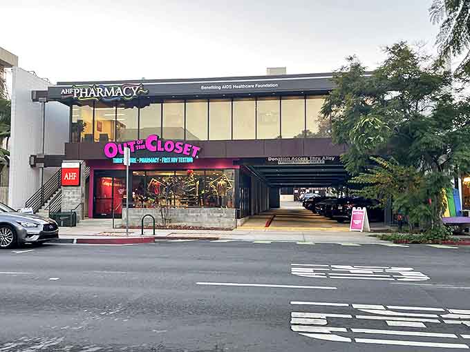 This modern building houses not just second-hand treasures but life-saving services &ndash; shopping with purpose at its most colorful.