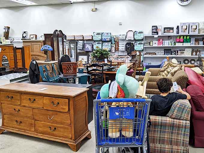 From sofas to side tables, this furniture section proves that "pre-loved" doesn't mean "past its prime."