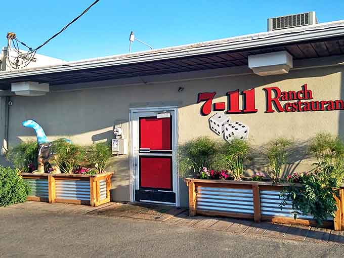 The 7-11 Ranch Restaurant's unassuming exterior hides local flavors within, like that quiet neighbor who turns out to be the best cook on the block.