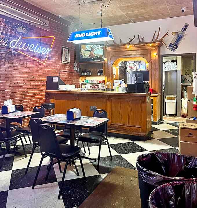 The beating heart of the operation &ndash; a bar that's witnessed decades of stories, celebrations, and first-timers experiencing chicken epiphanies.