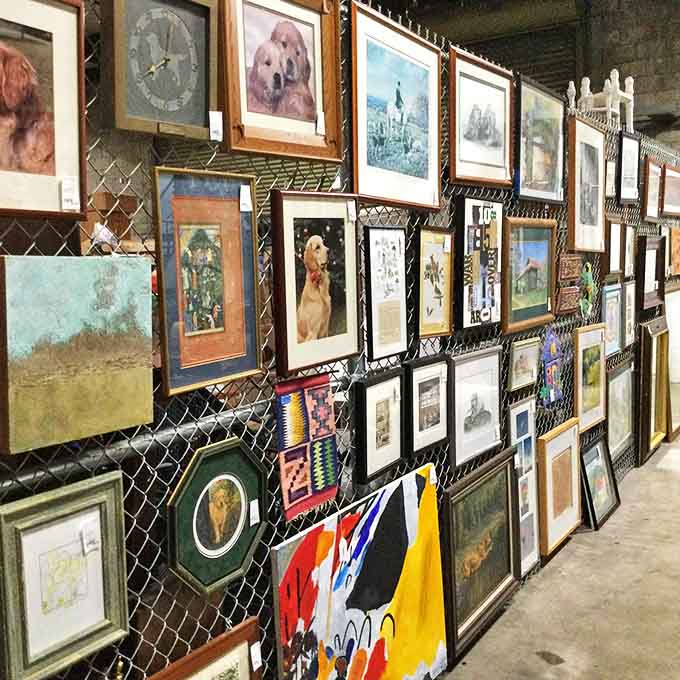 A gallery wall waiting to happen&mdash;these pre-loved artworks offer instant sophistication without the "I just discovered art last week" vibe of mass-produced prints.