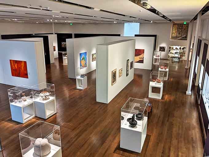 The Fred Jones Jr. Museum of Art's elegant gallery spaces showcase treasures that would make metropolitan museums jealous. World-class art in Oklahoma? Absolutely.