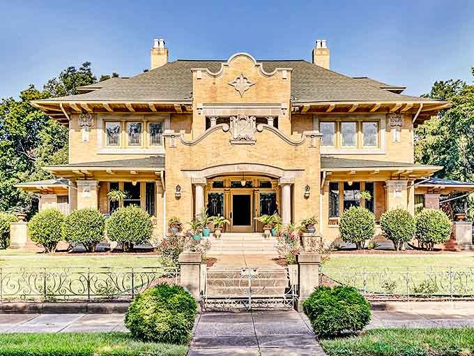 Oak Hall's stately presence showcases the kind of historic home that elsewhere would be a museum&mdash;here, it's someone's affordable dream come true.