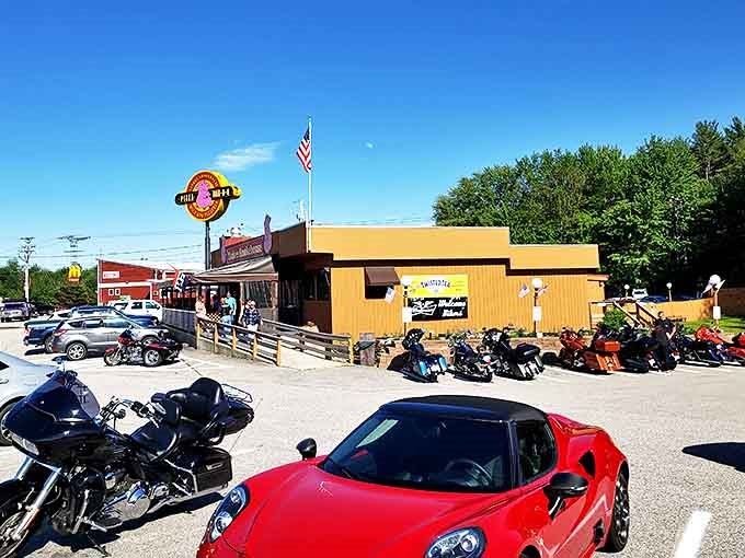 When motorcycles and sports cars gather outside a restaurant, it's usually a sign the food inside is worth the journey.