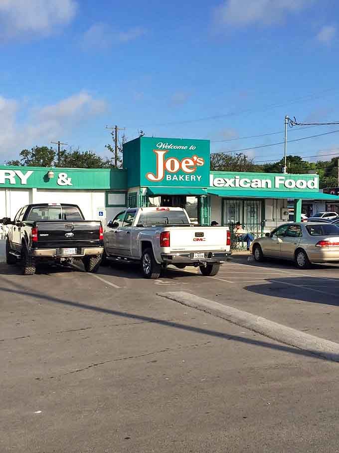 The parking lot filled with trucks and sedans alike&mdash;democracy in action at a place where everyone from construction workers to tech executives comes for their morning fix.