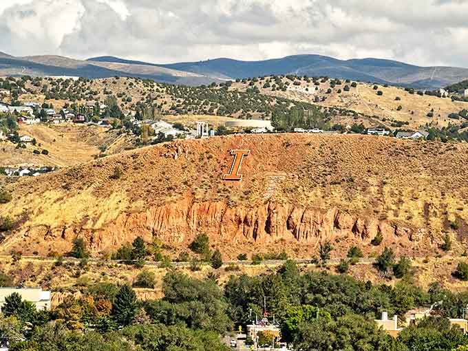 Red Hill Trail's iconic "I" watches over Pocatello like a friendly guardian, reminding everyone that Idaho's landscapes never disappoint.