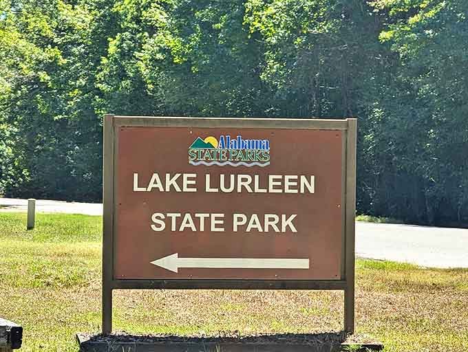 The sign that marks the boundary between ordinary life and your next great Alabama adventure. Follow the arrow to find what you've been missing.