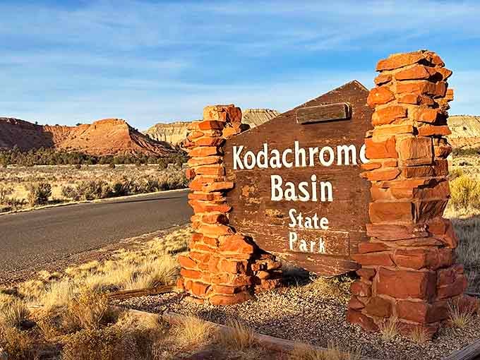 Even the informational signs here seem to have scored prime real estate with million-dollar views.