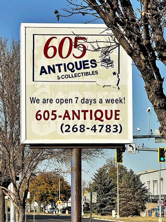 The beacon that guides treasure hunters to their mecca. Like the North Star for nostalgic navigators in the South Dakota landscape.
