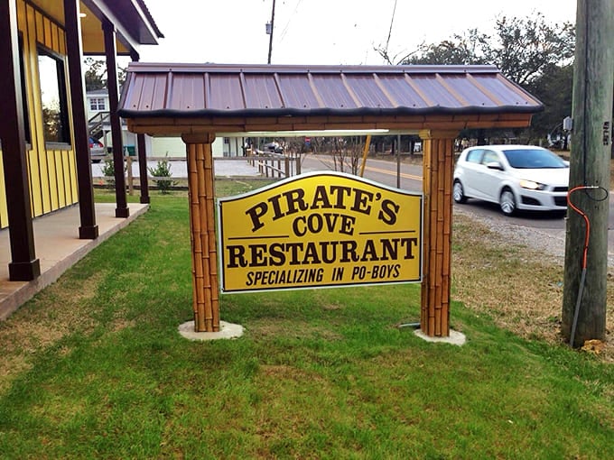 The sign says it all: "Specializing in Po'Boys"&mdash;no false advertising here, just a promise they deliver on daily.