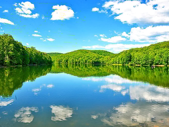 Summit Lake mirrors the sky so perfectly you'll wonder which way is up&mdash;nature's version of an optical illusion without the admission fee.