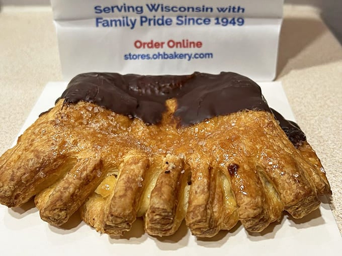 The Bjorn – a pastry so magnificent it deserves its own Nordic name. Flaky, chocolate-topped, and worthy of a Viking feast.