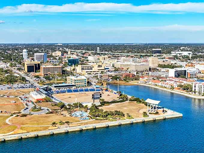 From above, Pensacola's downtown and waterfront reveal their perfect marriage&mdash;a walkable city center embraced by blue waters that never get old.