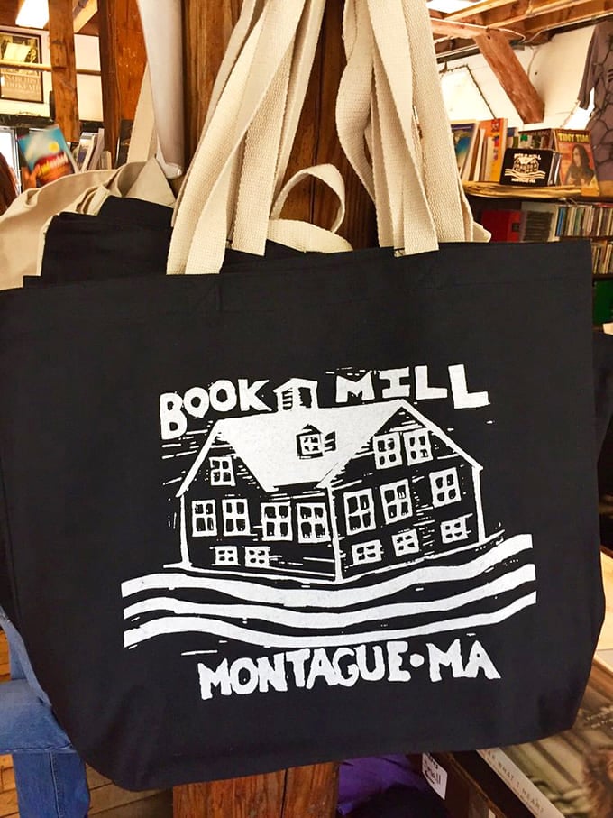 The ultimate souvenir: a tote bag that announces to the world that you're the kind of person who seeks out hidden literary gems.