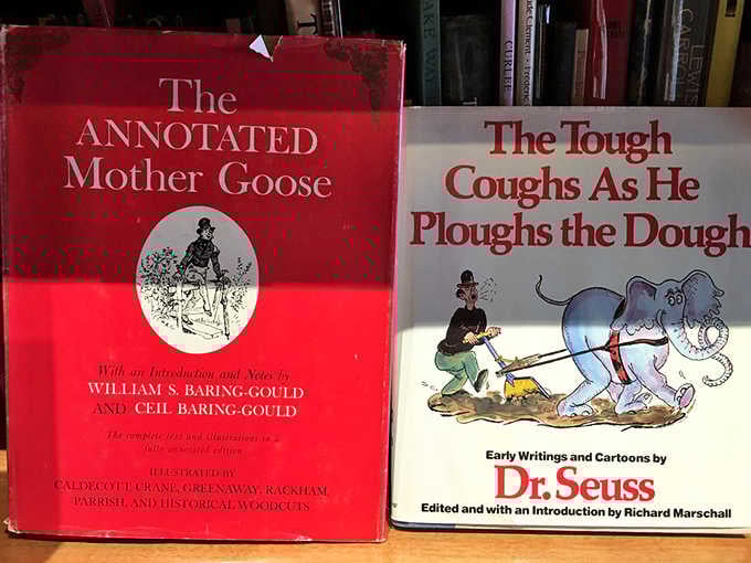 Dr. Seuss shares shelf space with Mother Goose&mdash;proof that childhood literary companions never truly leave us, they just increase in value.