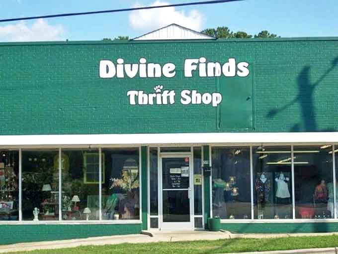 The emerald storefront gleams in the North Carolina sun, a siren call to thrifters who understand that patience and persistence lead to the best finds.
