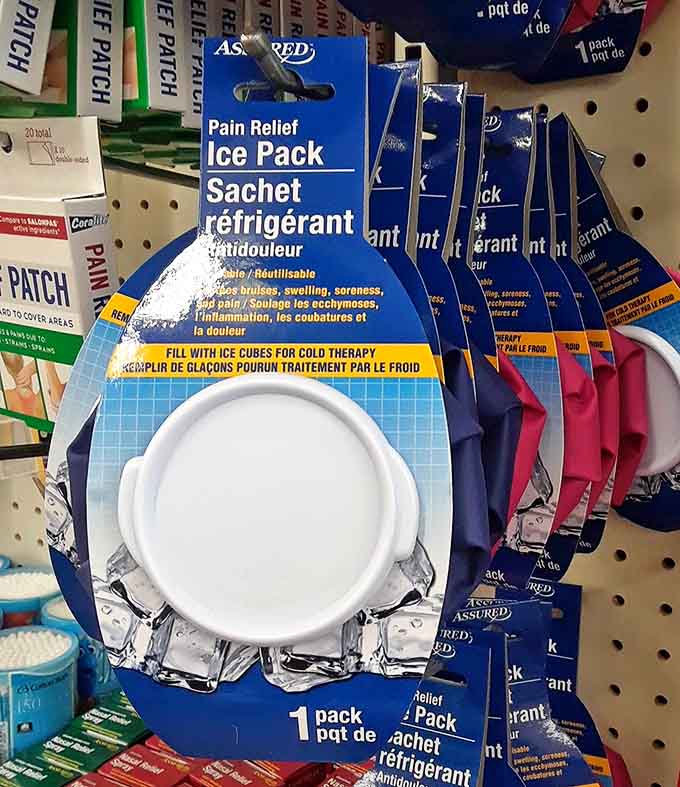 The humble ice pack &ndash; proof that practical medical supplies don't need to cost an arm and a leg, even when they're designed to heal one.