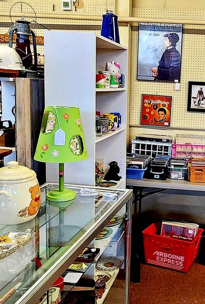 Childhood nostalgia glows from every corner. That Winnie the Pooh cookie jar probably holds memories sweeter than any treats.