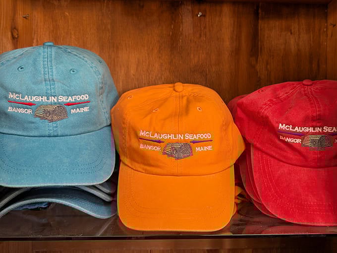 The ultimate Maine souvenir: a McLaughlin's cap that tells everyone you've discovered the real deal in Bangor.