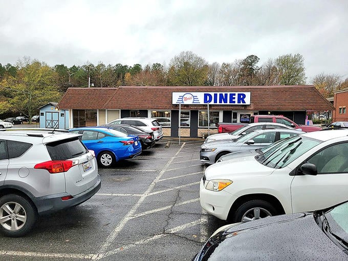 A packed parking lot tells the real story—when locals and travelers alike are willing to wait, you know something special is happening inside.