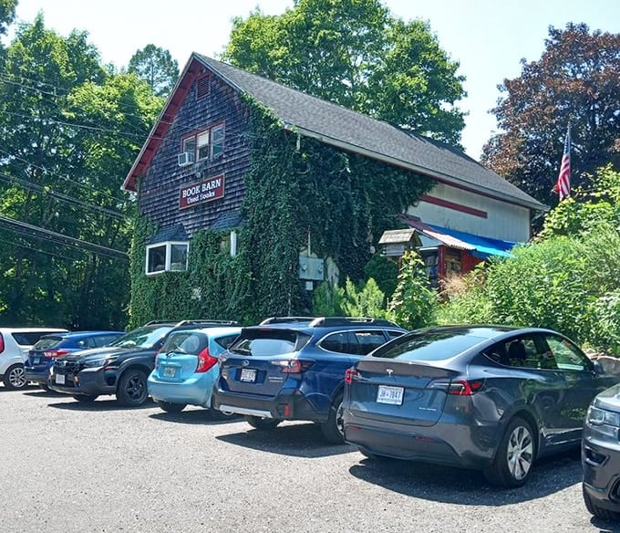 Even the parking area tells a story&mdash;each car representing another reader drawn to this magnetic literary oasis in coastal Connecticut.
