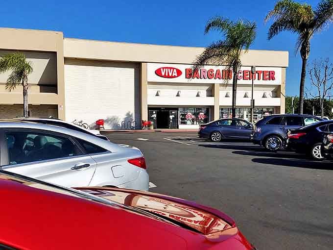 The exterior welcomes another day of deal-seekers, its modest fa&ccedil;ade belying the wonderland of bargains within.