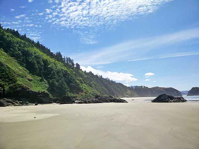 This stretch of pristine beach makes you feel like you've discovered something special, even though it's been here for millennia. Some places just feel personal.
