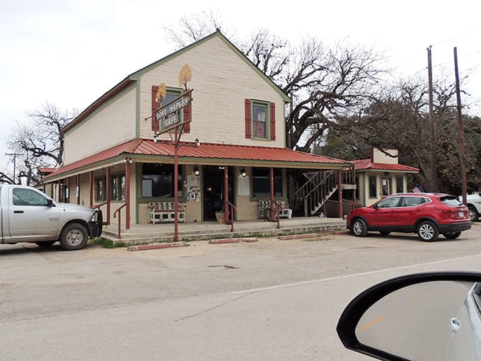 From the street, Lost Maples Cafe looks unassuming, but locals know better&mdash;those trucks parked outside aren't there by accident. Follow the crowd to the good stuff.