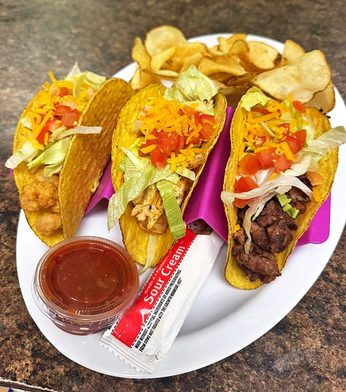 Tacos that don't need a passport to prove their worth&mdash;just fresh ingredients and the good sense to keep things simple.