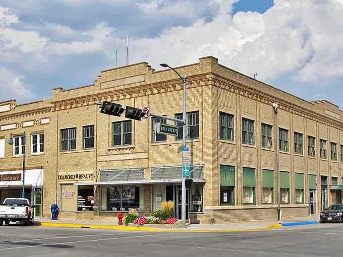 Historic brick buildings that have witnessed a century of Wyoming stories. Downtown Torrington's architecture speaks of permanence in a world that too often values the temporary.