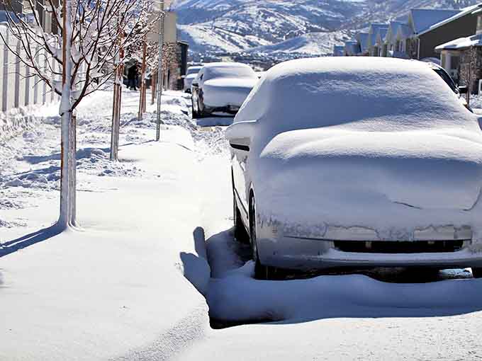 Winter in Wyoming &ndash; where your car hibernates under a snow blanket and you finally have time to read that stack of books by your bed.