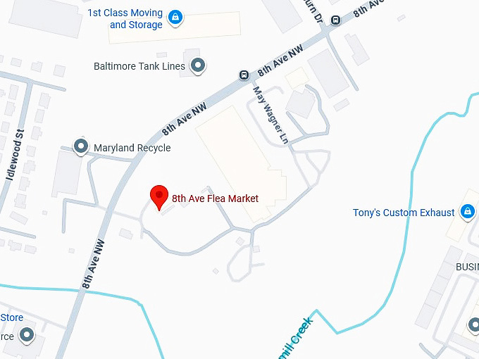 16. 8th ave flea market map