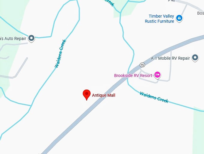 16. antique mall map