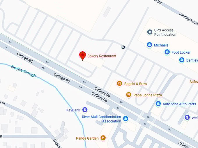 16. bakery restaurant map